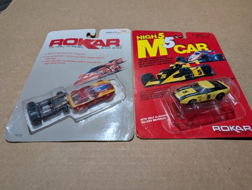 2 Vintage MOC Rokar HO Slot Cars | eBay