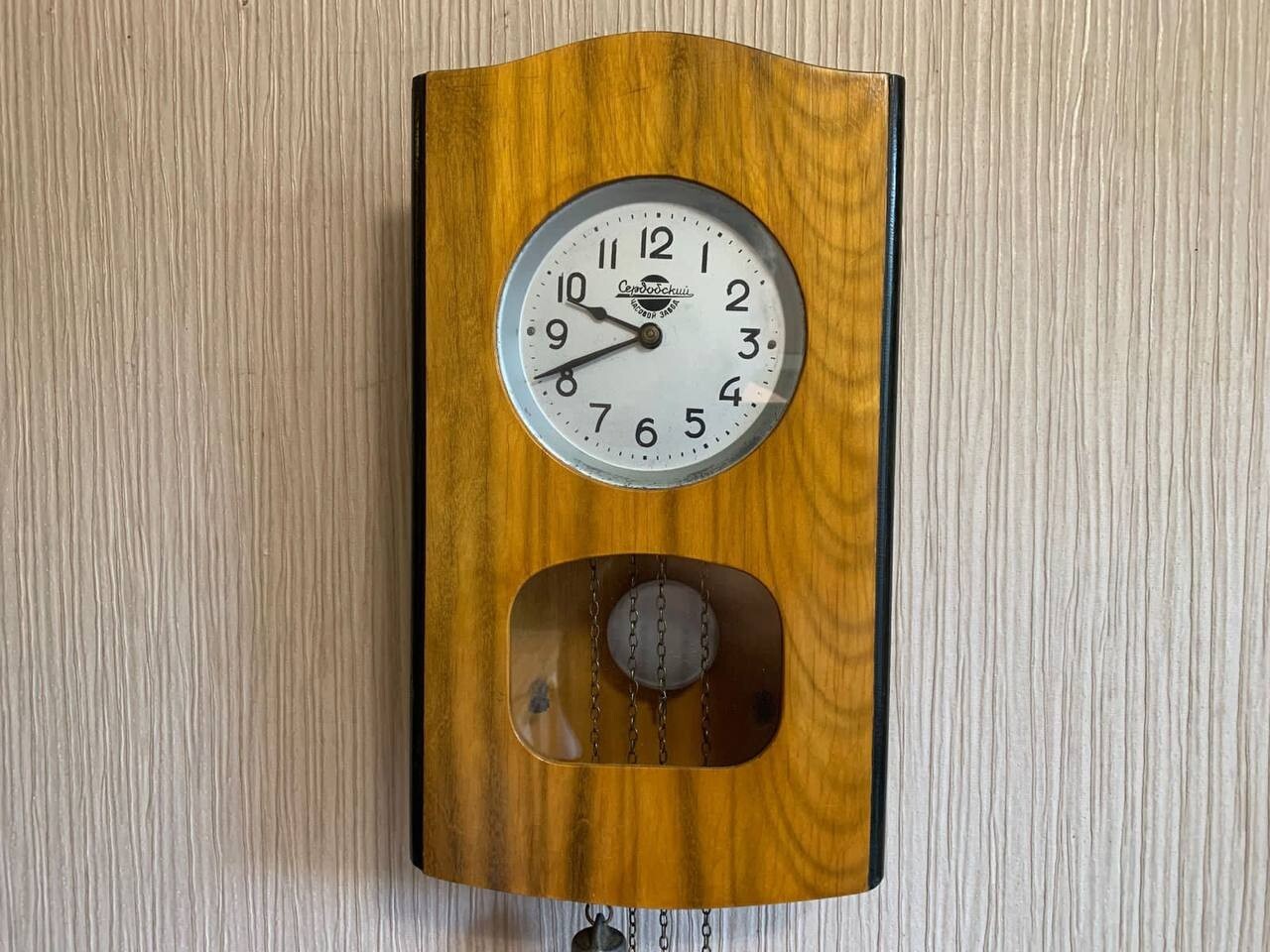 Vintage Soviet Clocks Working CLOCK Wall Clock Soviet Clock Striking ...