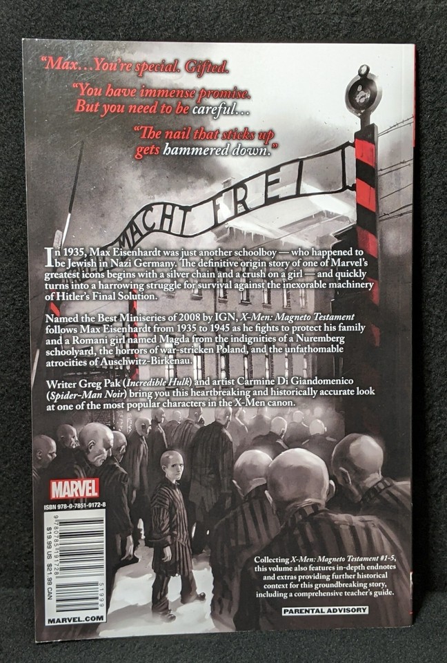 X-Men: Magneto - Testament : Marvel Comics : 2009 : Paperback ...