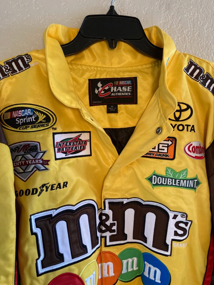 NASCAR Chase Authentics Kyle Busch M&M Jacket Size XL | eBay