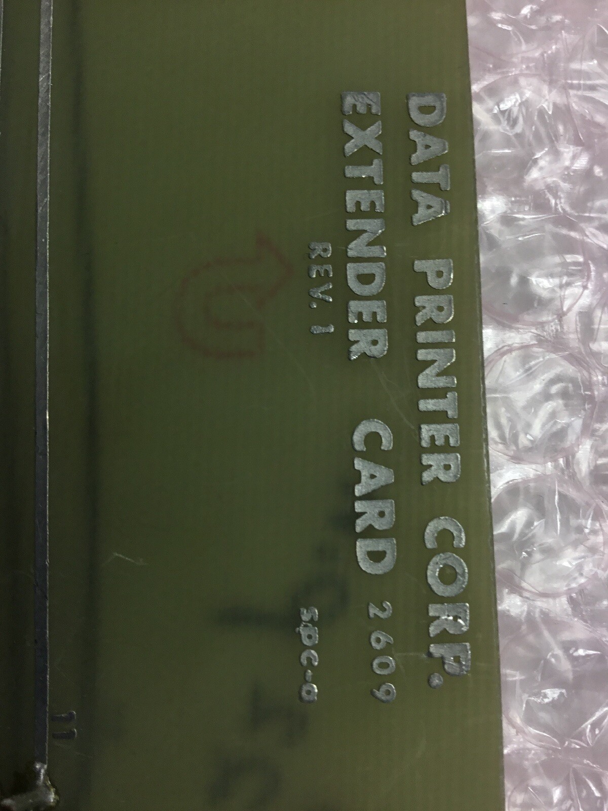 Vintage Data Printer Corp. Circuit 2609 Rev.1 Extender Board 22 Pin | eBay