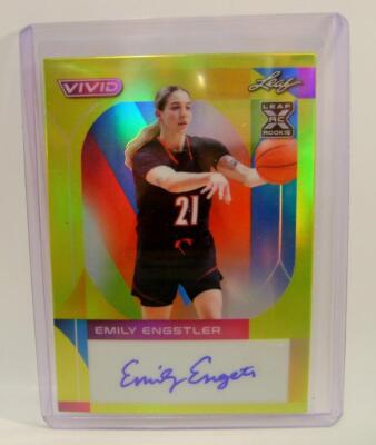 EMILY ENGSTLER #16 /50 AUTO BASKETBALL LEAF VIVID 2022-23 | eBay