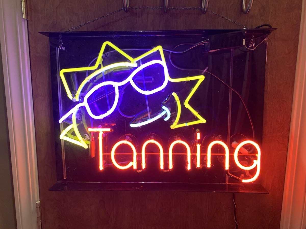 Tanning Bed Neon Sign Tanning Neon Signs Everything Neon