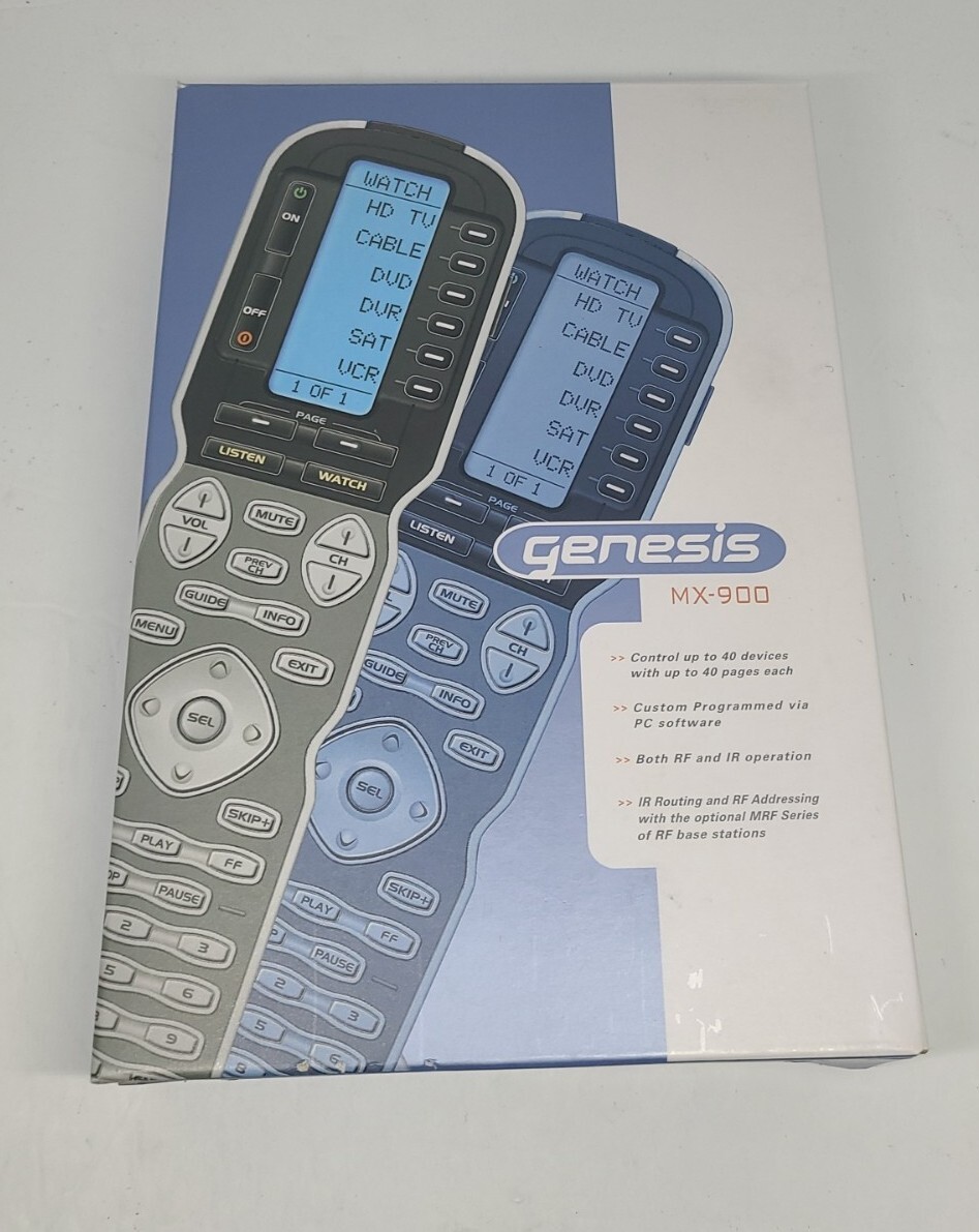 URC Genesis MX900 Universal Programmable Remote Control for sale online ...
