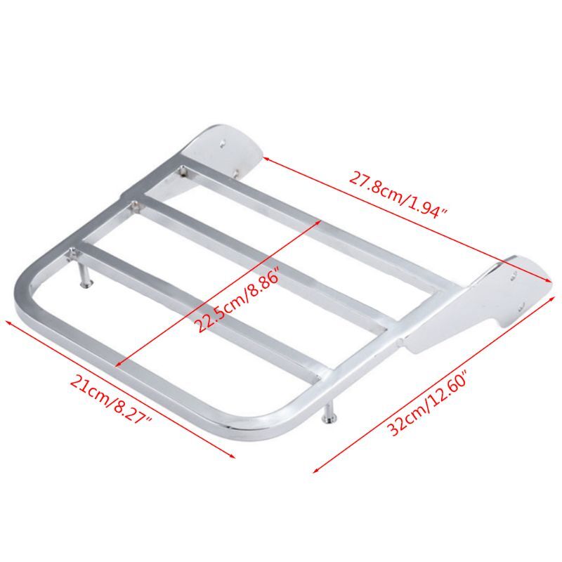 Motorcycle Rear Luggage Rack Shelf Support | eBay