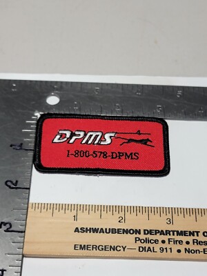 DPMS Firearms Gun Patch Hat Shirt Jacket Red | eBay