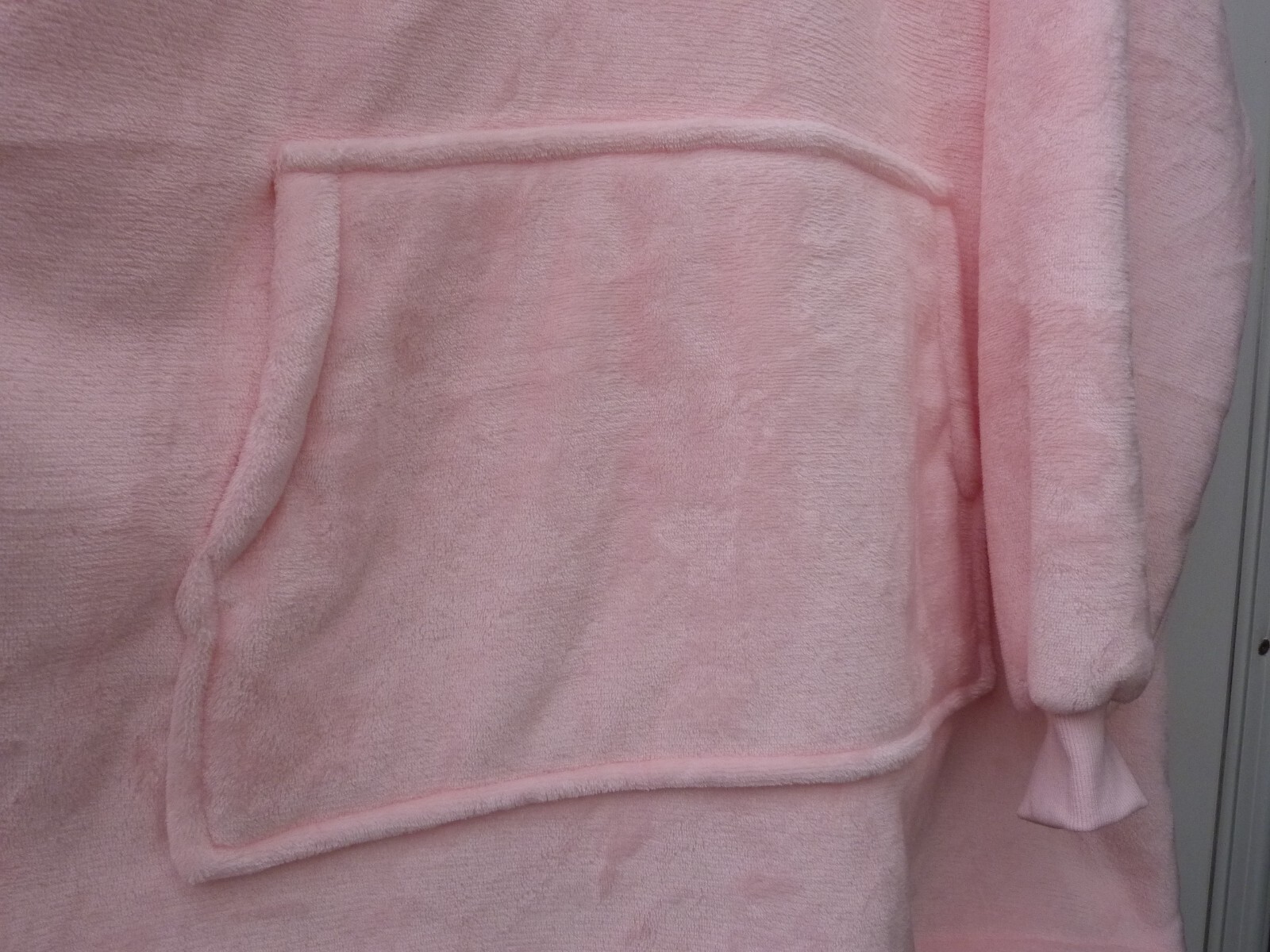 Ladies Women's Large Pale Pink Long Sleeve Fluffy Snuggle Jumper with ...