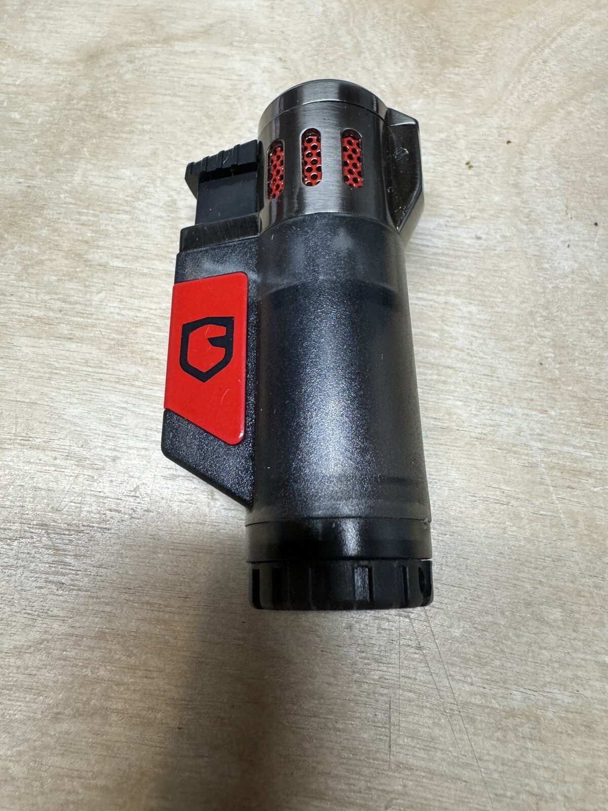 Guardsman Triple Jet Flame Torch Cigar Lighter - Smoke Translucent Tank ...