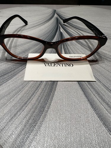 Valentino V2681 242 Eyeglasses Frames Brown Havana Tortoise Cat Eye 53-16-140 | eBay