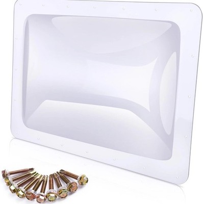 Meonum RV Skylight Replacement Kit - 18x26 Clear Outer Dome Fits 14x22 ...