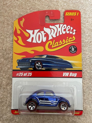 Hot Wheels VW Bug Beetle [Spectra Blue] Metal body & base - New/XHTF [E ...