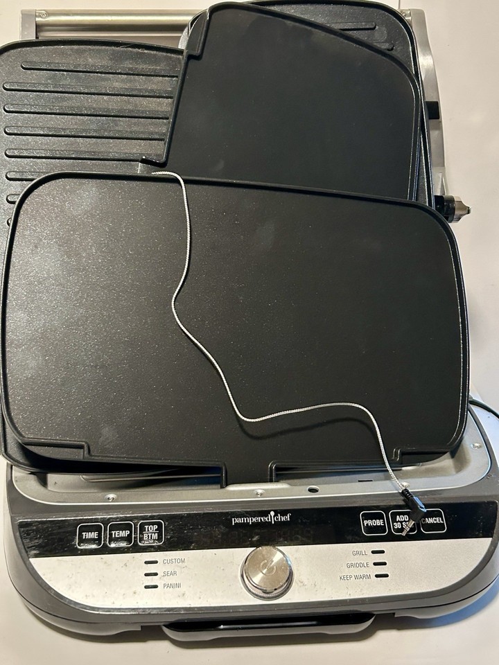 Pampered Chef Deluxe Electric Grill & Griddle 100348 | eBay