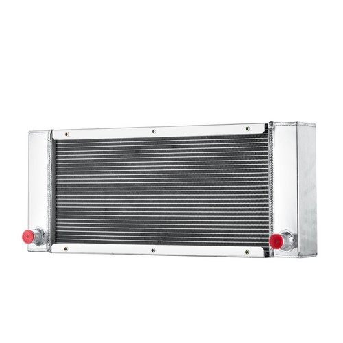 4 Row Aluminum Radiator fit Bobcat Skid Steer 64 2 642B 643 722 742 743 ...