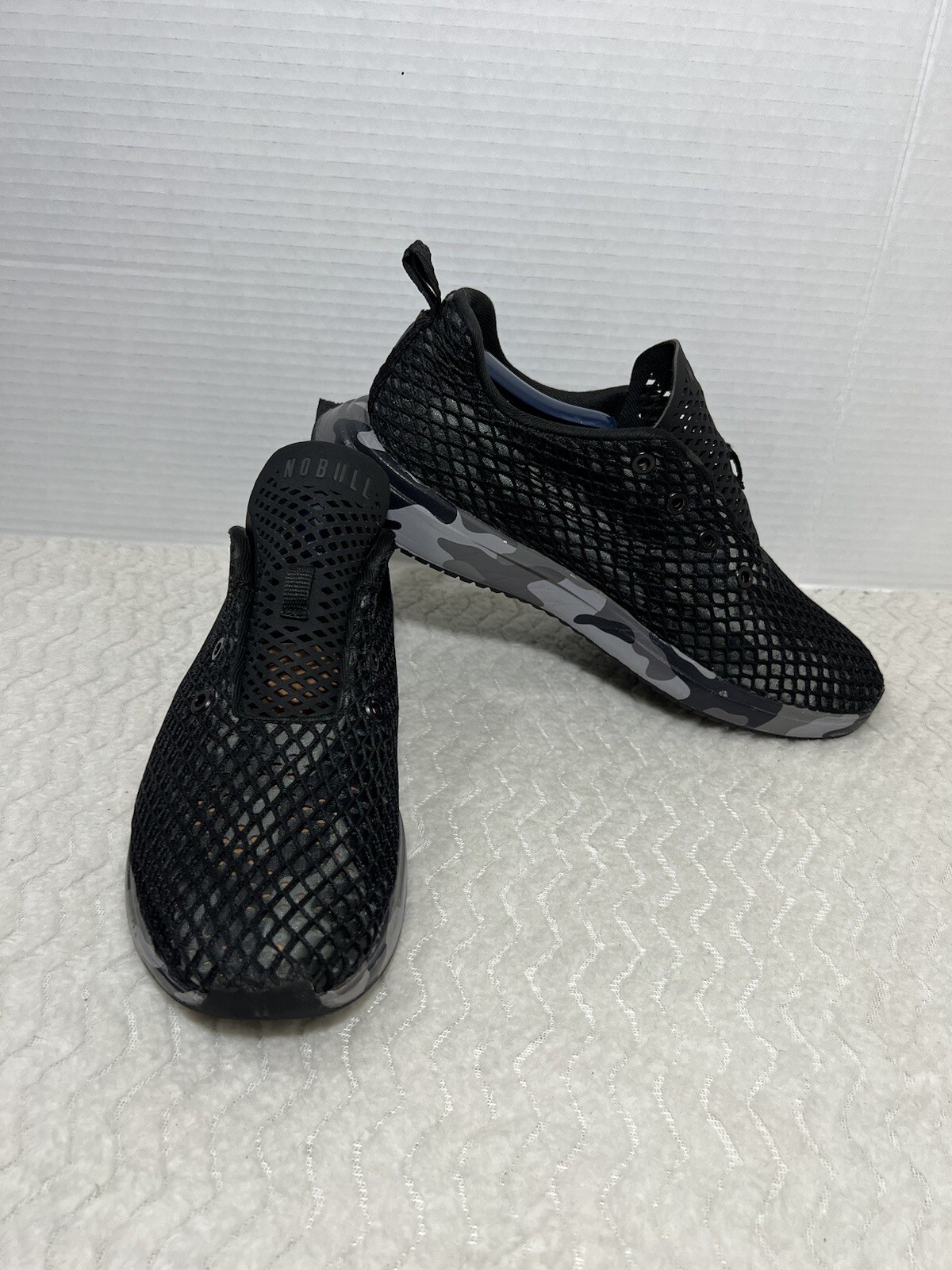 NoBull Night Camo Black Mesh Runner Running Shoes Men… - Gem
