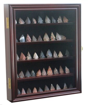 Arrowhead Display Case Native American Arrowhead Shadow Box Wall Mount ...