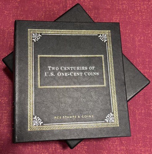 TWO CENTURIES OF US ONE CENT COINS PCS STAMPS BOOK - NO COINS ...