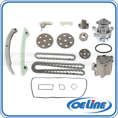 Timing Chain Kit for 04-09 Mazda 3 MX-5 Miata 2.0L w/ Oil Water Pump ...