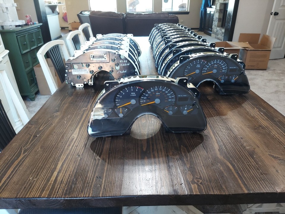 ***TESTED*** 110K Mile 99-02 Pontiac Firebird Gauge Speedometer Cluster ...