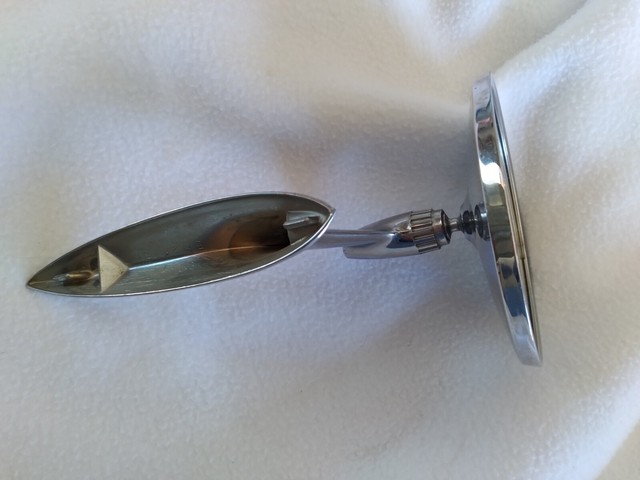 Vintage 1950s - 1960s Chevrolet Chevy Round Bowtie Side Mirror 3821956 ...