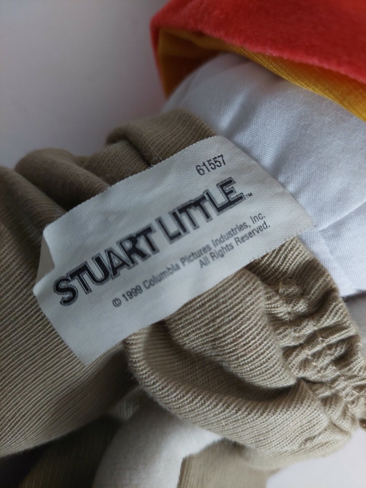 Stuart Little Plush 14" Mouse Stuffed Animal Toy by Hasbro Vintage 1999 ...