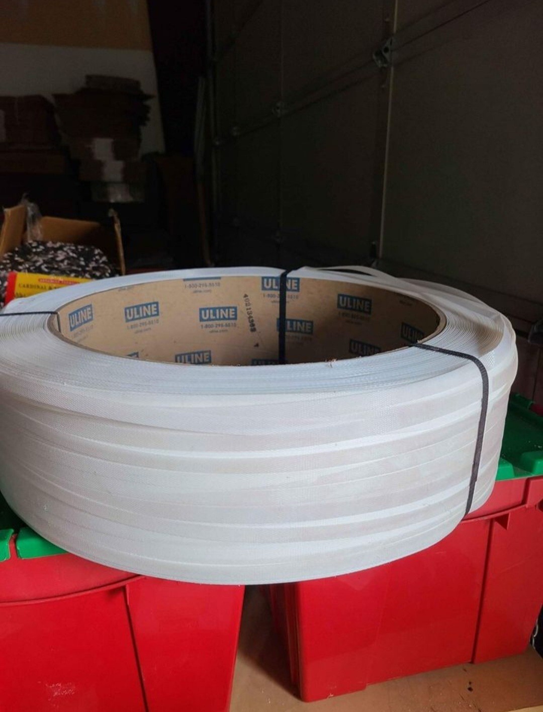 New Uline Poly Strapping - 1⁄2" X .015" X 9,000', White | eBay