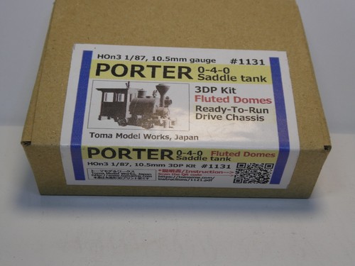 HOn3 Scale Toma Model Works 0-4-0 Saddle Tank Porter Kit O/B unstarted ...