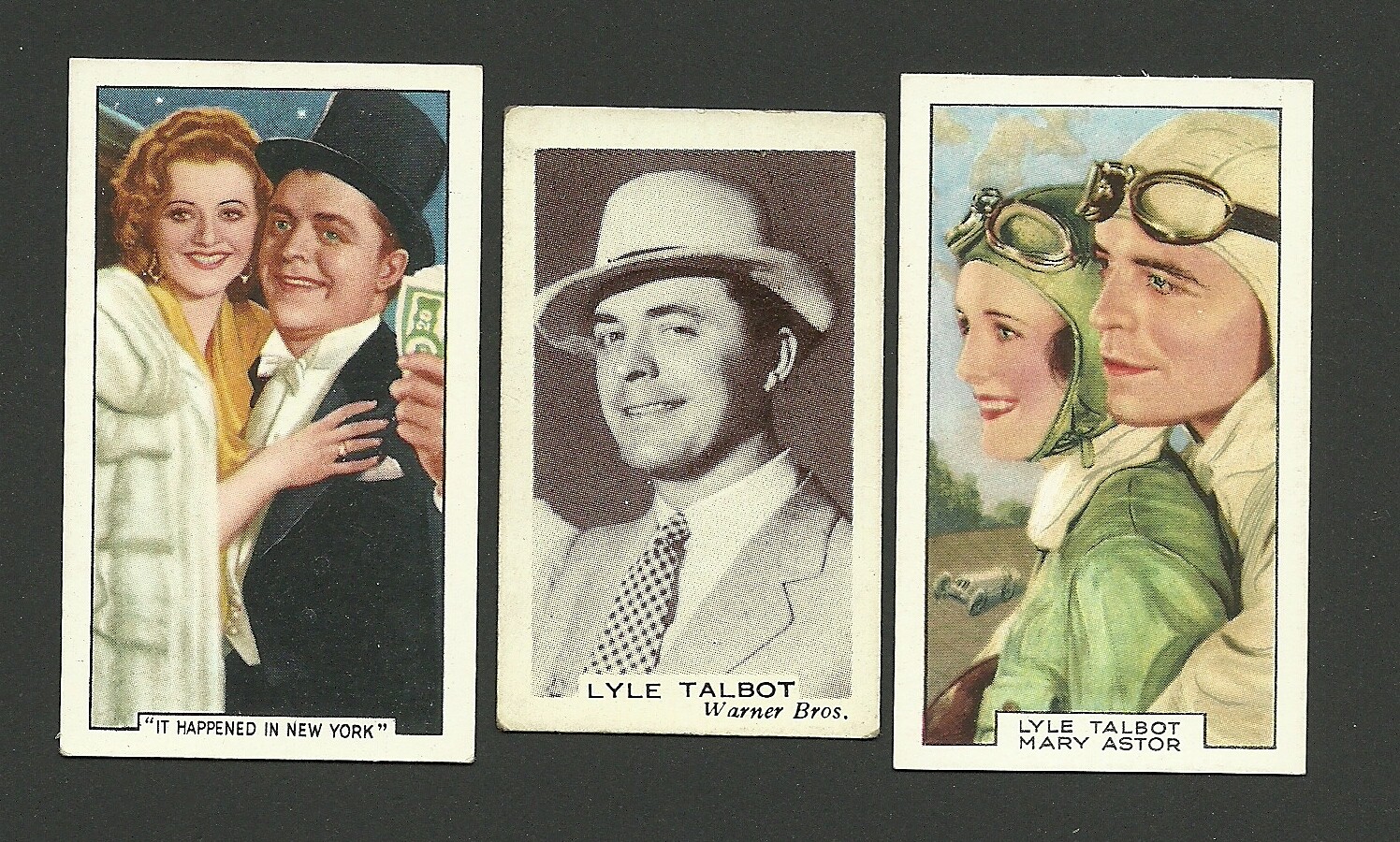 Lyle Talbot Mary Astor Heather Angel Movie Film Fab Card Collection | eBay