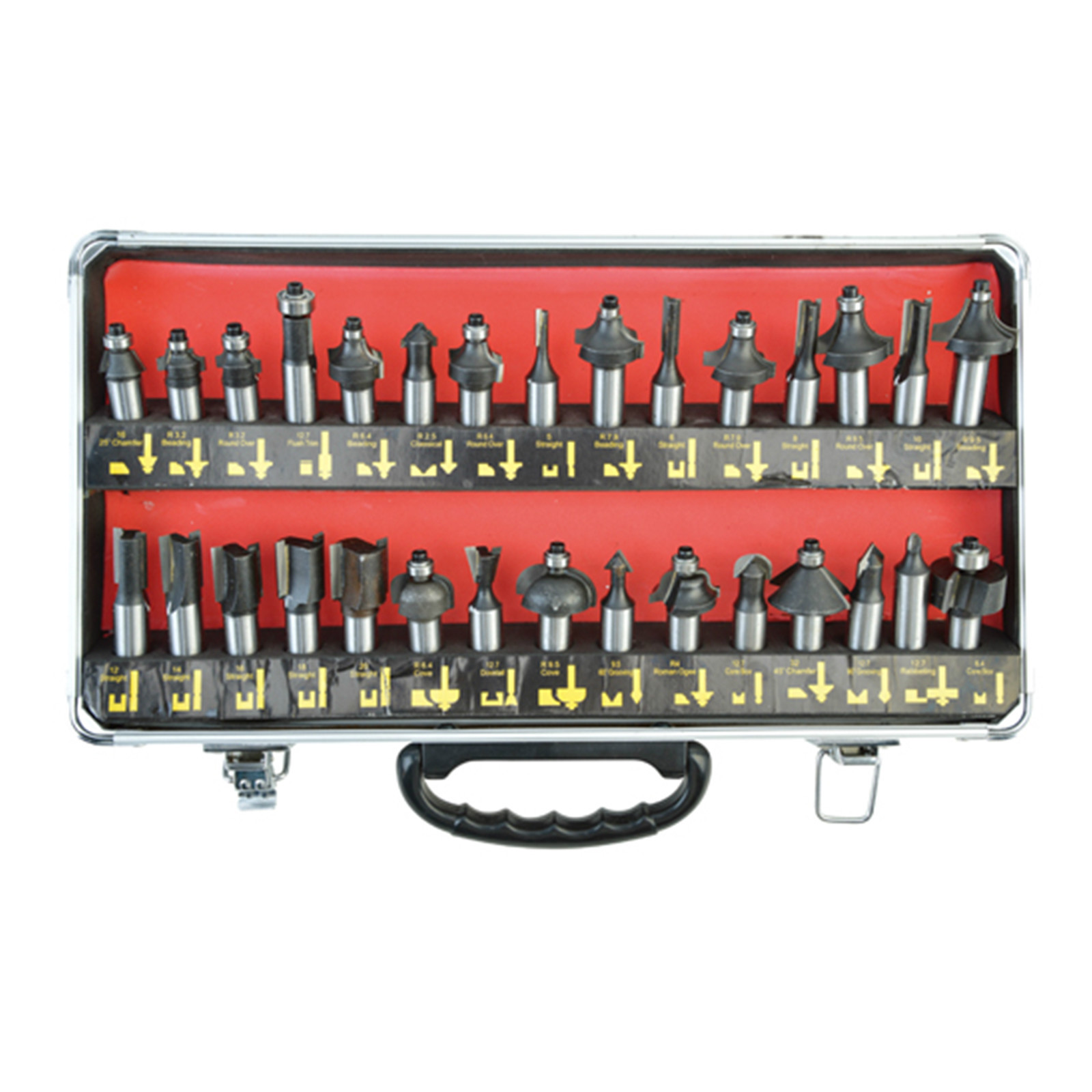 30pcs 12mm Shank Router Bit Set SM-RB1230 for Wood Woodworking Power ...