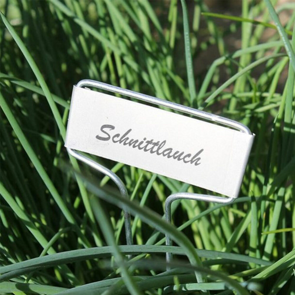 20x Plant Labels Weatherproof Markers T-Type Garden Metal Plant Nursery ...