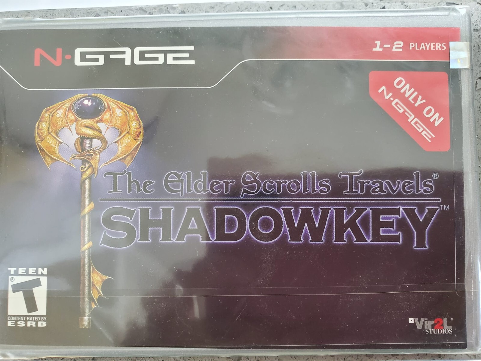 Authentic Nokia N-Gage Game The Elder Scrolls Travels Shadowkey New ...