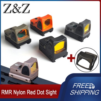 Red Dot RMR Nylon Reflex Sight Scope for Pistol Glock 17 19 W/20mm ...