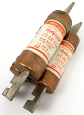 Lot of 3 AT-DE-110R Gould Shawmut 110 Amp Fuse Class RK5 *Next Day ...