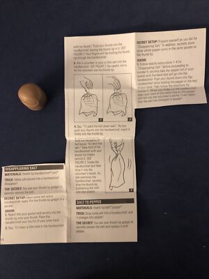 Thumb Tip - Large - Plastic - Magic Tricks - New With Printed ...