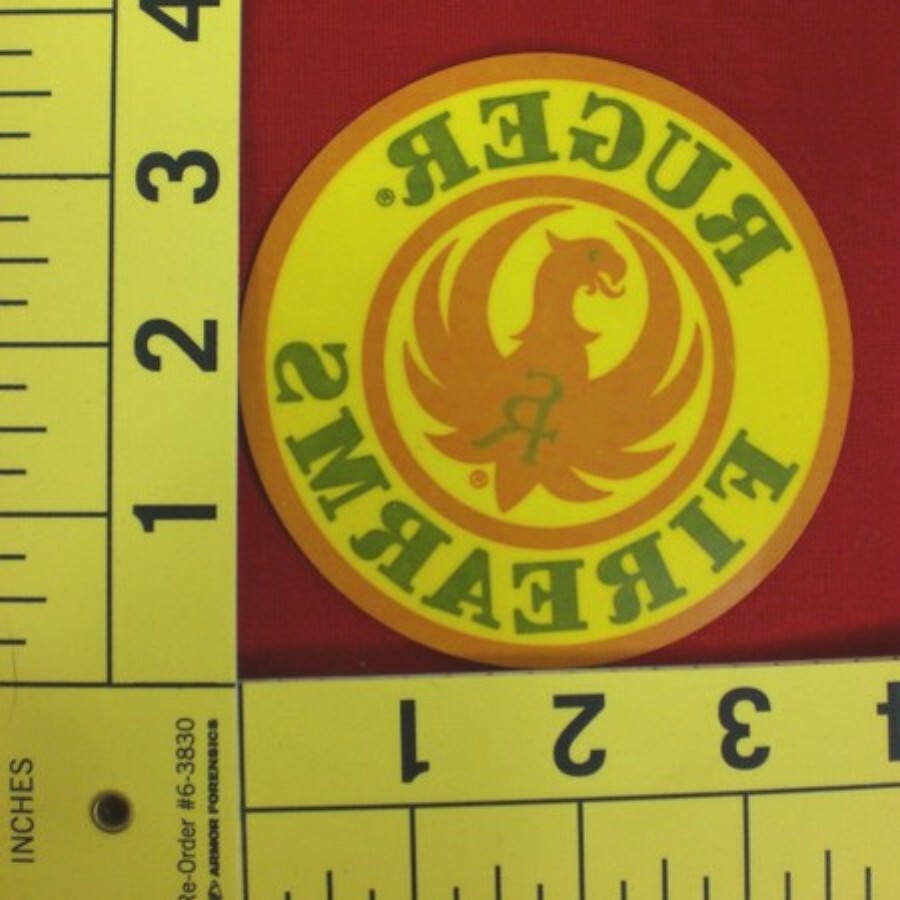 1970's RUGER FIREARMS Dealer Window Sticker Decal 3-3/4" Round New | eBay