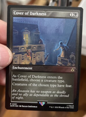 Magic MTG Assassin's Creed: Cover of Darkness (Foil Etched) | eBay