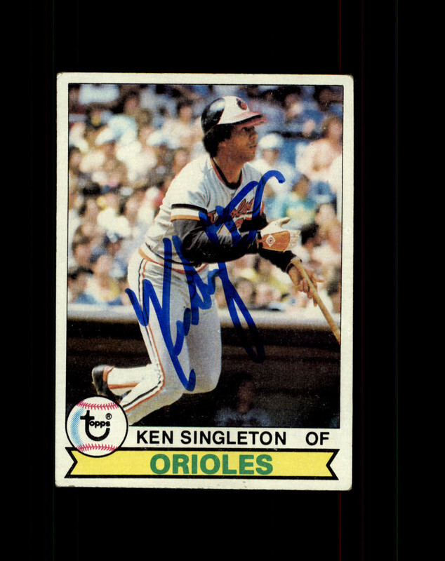 Ken Singleton Signed 1979 Topps #615 IN PERSON AUTOGRAPH | eBay