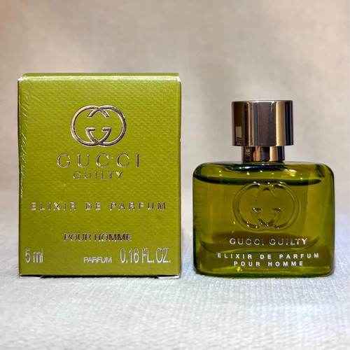 Gucci Guilty Pour Homme Elixir de Parfum MINI Splash Dabber .16oz 5ml ...
