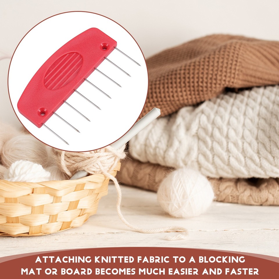 20 Piece DIY Knitting Blocker Set, Knitting Blocking Mats and Needles ...