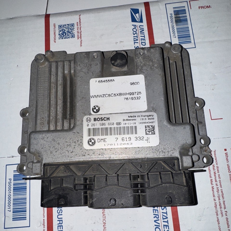 🚘2011 2012 Mini Cooper Engine Computer Module ECU ECM PCM 7 619 332-01 ...