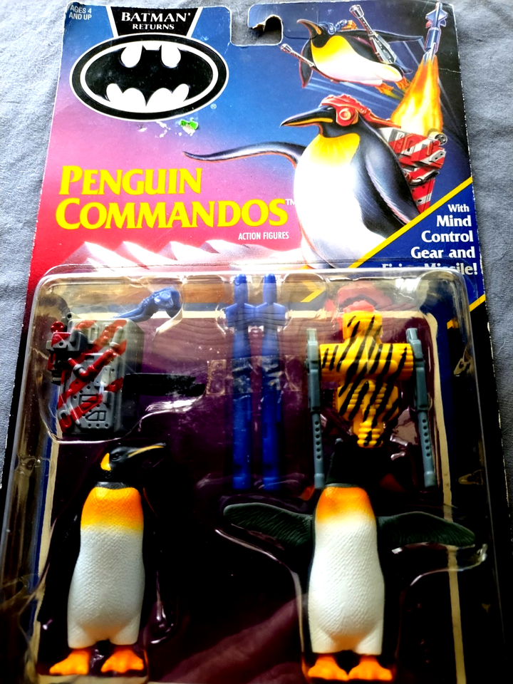 Batman Returns Penguin Commandos W/Mind Control Gear & Firing Missile ...