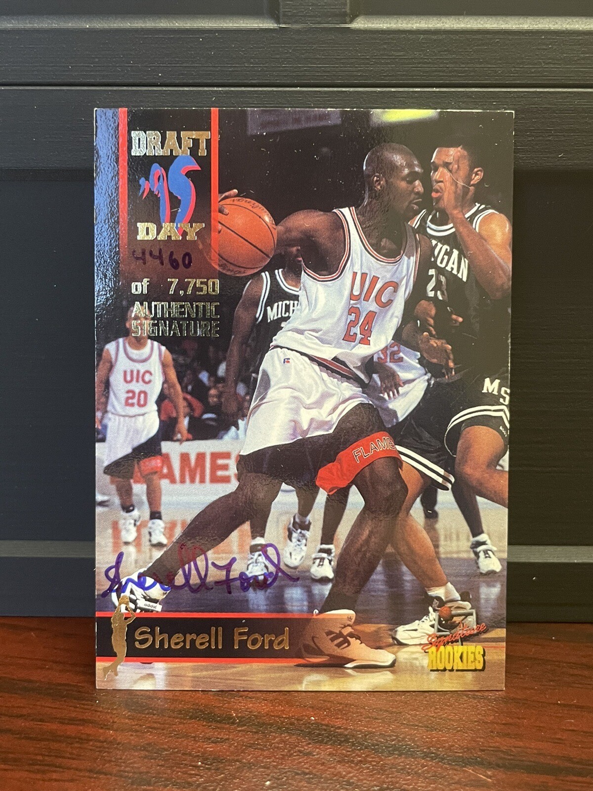 1995 Sherell Ford Auto Signature Rookies Draft Day /7750 3407 | eBay