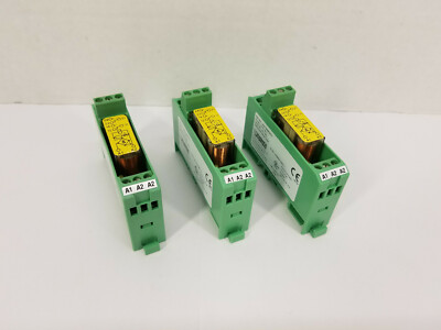(3) Phoenix Contact PSR-SCF-24UC/URM/2X21 (2981363) Safety Relay 24VDC ...