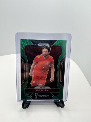 2022 Panini Prizm Fifa World Cup Qatar Joe Allen Green Wave #299 Wales ...