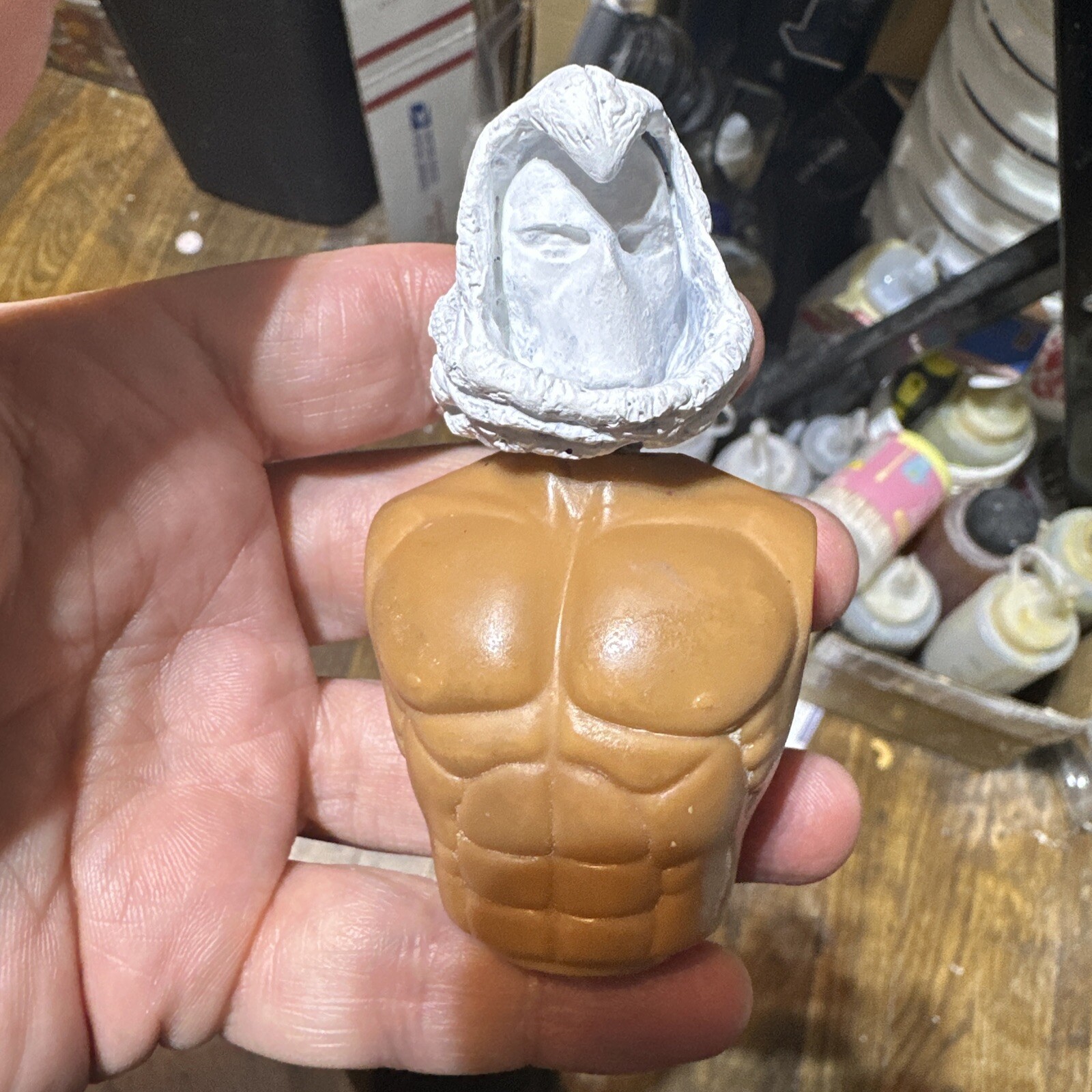 Mego FTC Zica Dc Retro Comic Version Custom Moon Knight Head For 8 ...