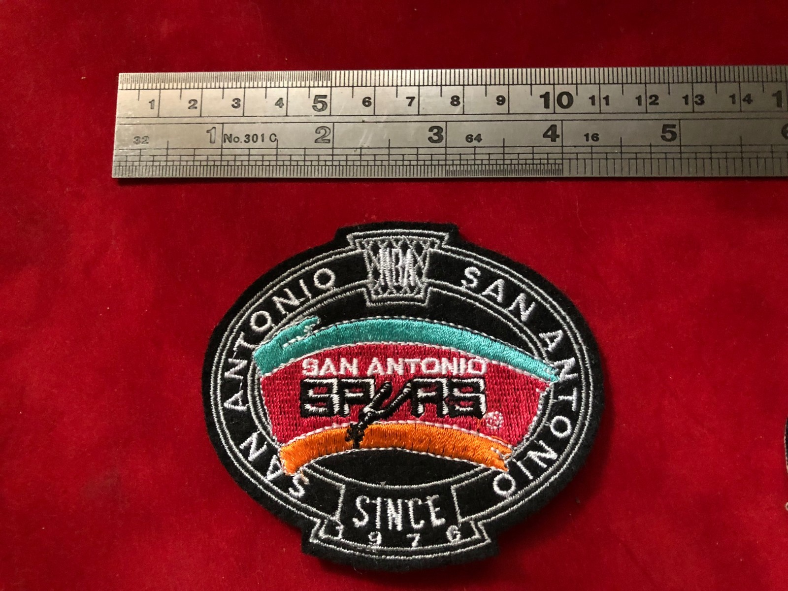 San Antonio Spurs Patch Vintage 3 inch oval NBA * Additional patches ...