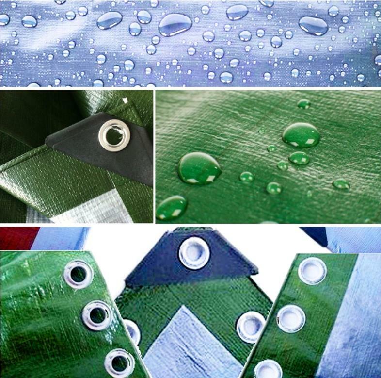 Tarpaulin Heavy Duty Waterproof Strong Cover Ground Sheet Tarp 130GSM ...