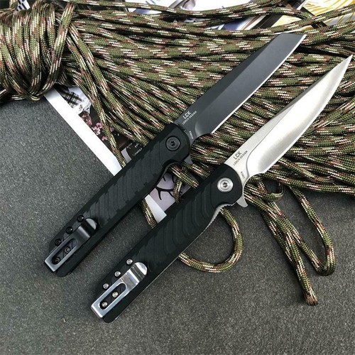 7.5" 8301 8302 D2 Blade Fiberglass Handle Tactical Camping Folding Knife | eBay