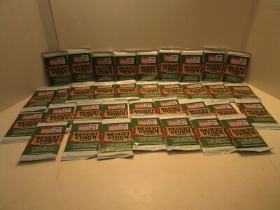 Lot of 35 Desert Storm Trading Cards Pro Set Packs 1991 Sealed Unopened ...