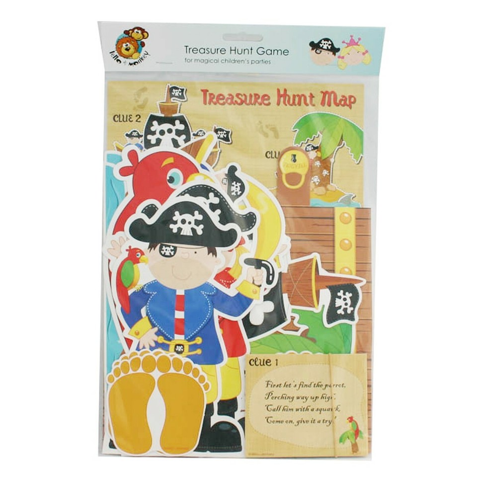 Lello & Monkey Pirate Treasure Hunt Party Game for Kids With Free ...