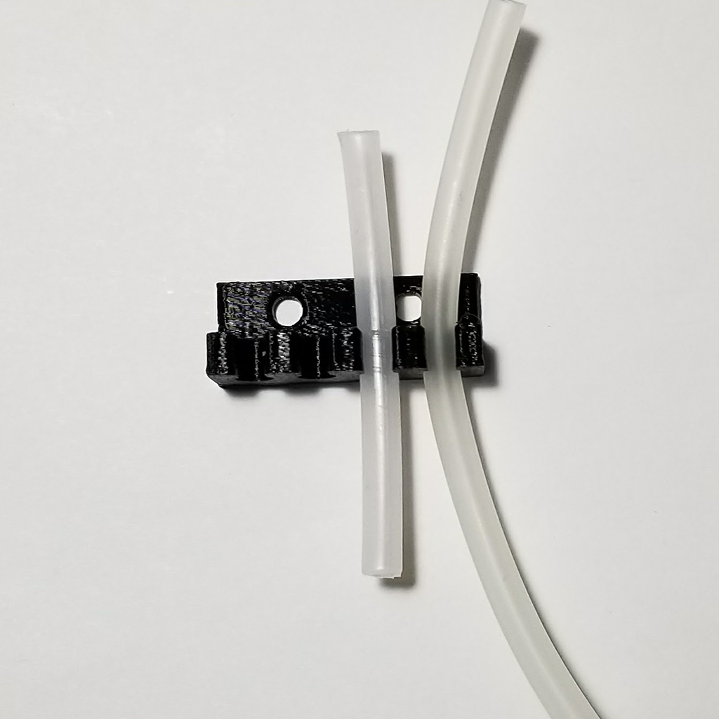 Wall Mounted 1/4" Tubing Clips - Pack of 5 - 3D Printed - Many Colors ...